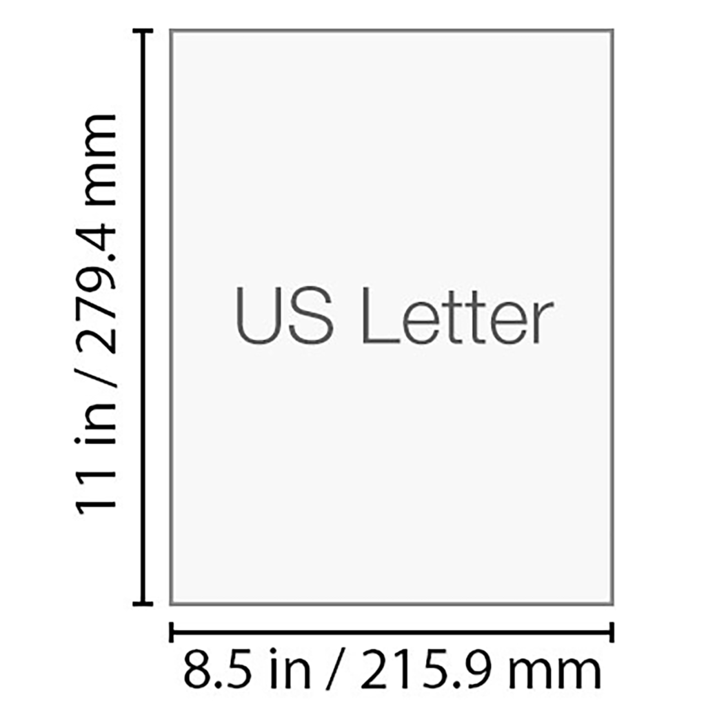 US Letter Papier Hochglatt | KDP Papier